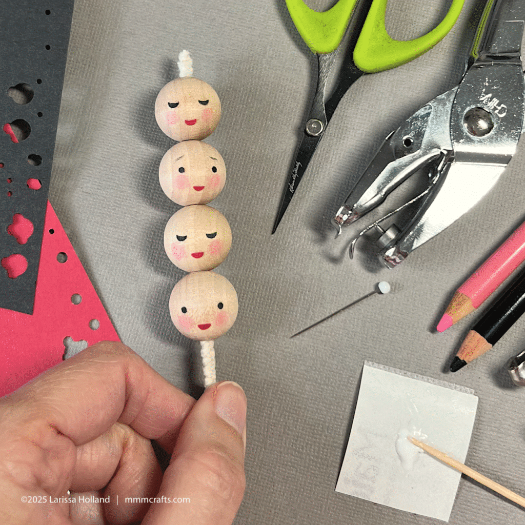 Ornament face hack: Use paper! - MmmCrafts