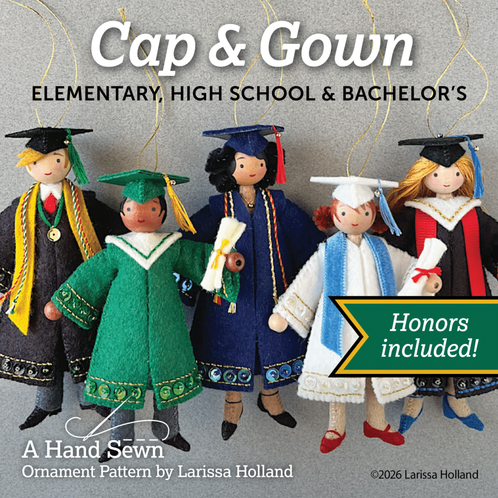 Cap & Gown pattern now available! - MmmCrafts
